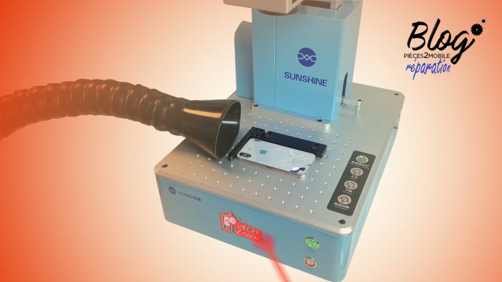 Un laser pour réparer l'iPhone X / changer la vitre arrière de l'iPhone